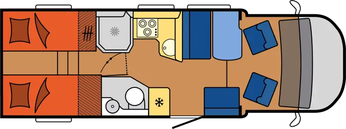 Hobby Motorhome Dimensions (Updated for 2021) – Folding Camper World