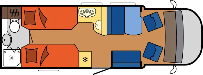 Hobby Motorhome Dimensions (Updated for 2021) – Folding Camper World
