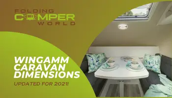 Wingamm Caravan Dimensions (Updated for 2021) – Folding Camper World
