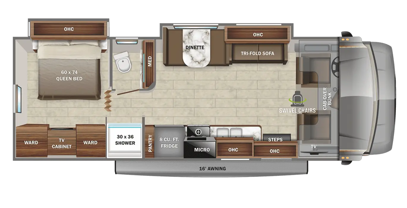 Jayco RV Motorhome Dimensions (Updated for 2021) – Folding Camper World